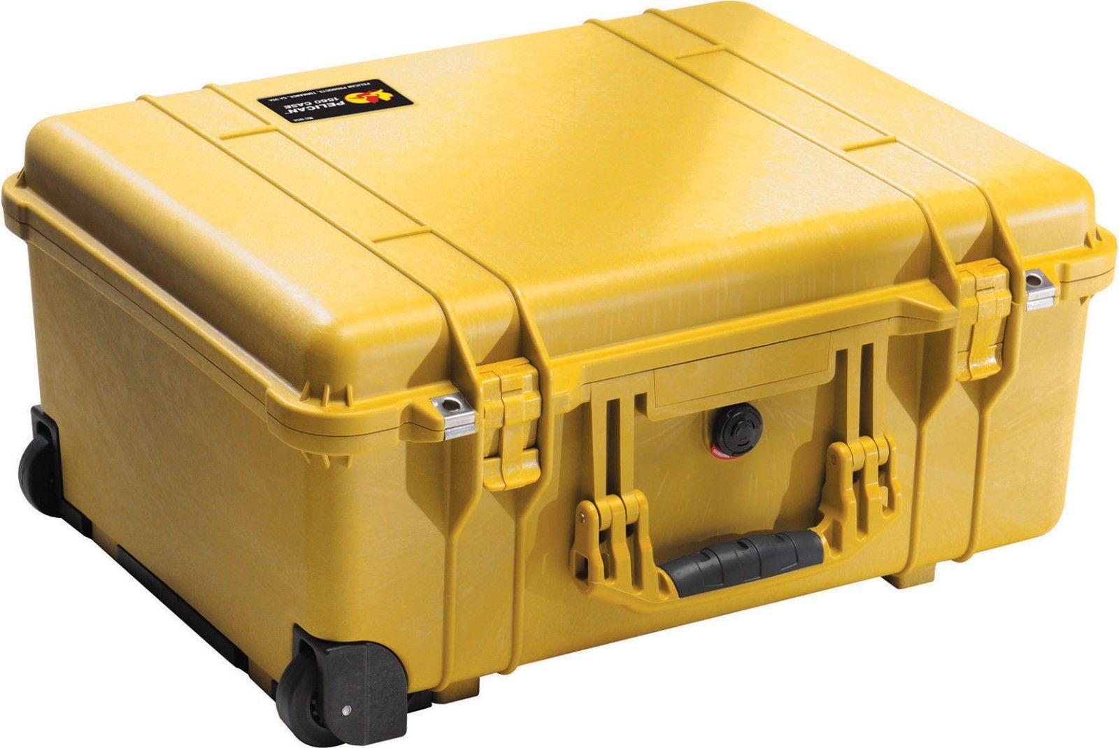 Peli 1560 Case with foam, Yellow | Peli Products · Tracklink