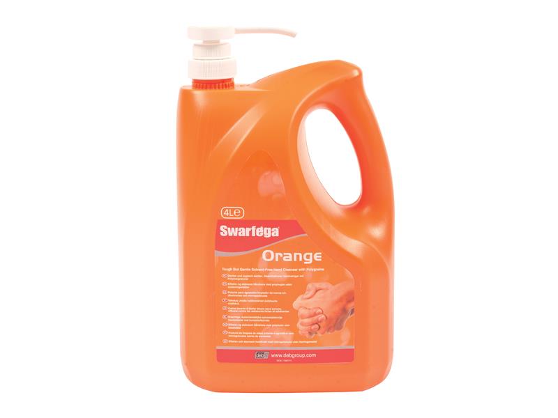 Orange Hand Cleaner Pump Top Bottle 4 litre | Cleaning & Heating ...