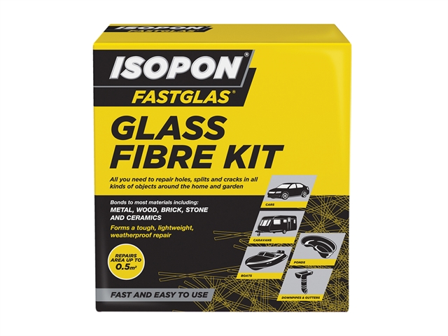 ISOPON® FASTGLAS Resin & Glass Fibre Kit Large | Car Maintenance ...