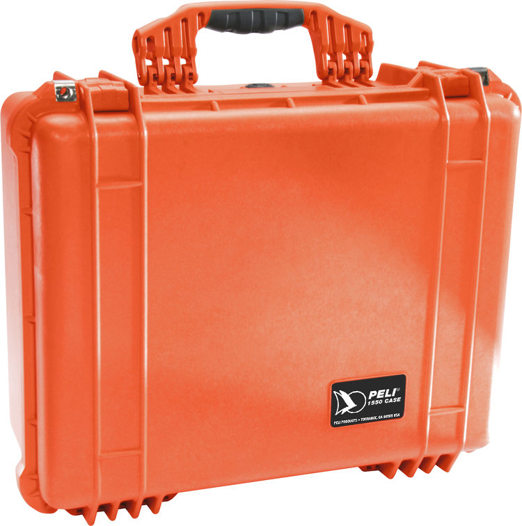 Peli 1550 Case with foam, Orange | Peli Products · Tracklink